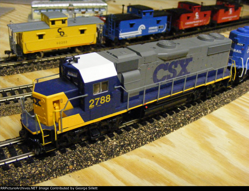 A newly detailed CSX GP38-2 I detailed myself.